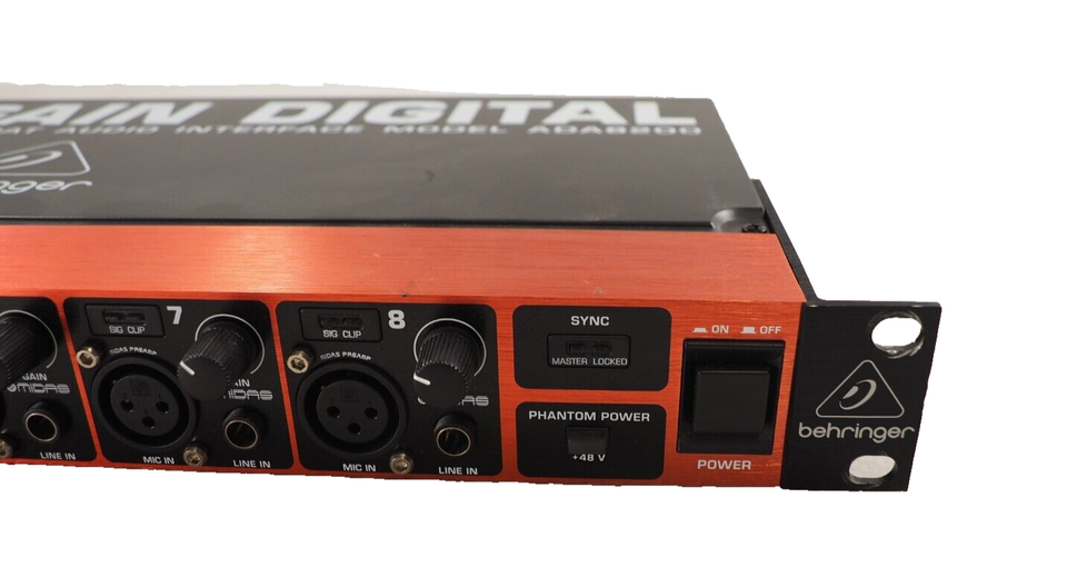Behringer ADA8200 8-channel Microphone Preamp ADAT Audio Interface | eBay