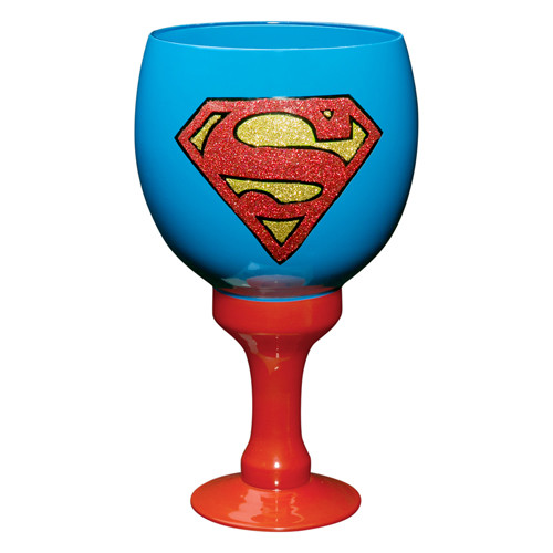 SUPERMAN SUPER GLASS - 1.1 litre - Goblet - Comic Party Barware | eBay ...