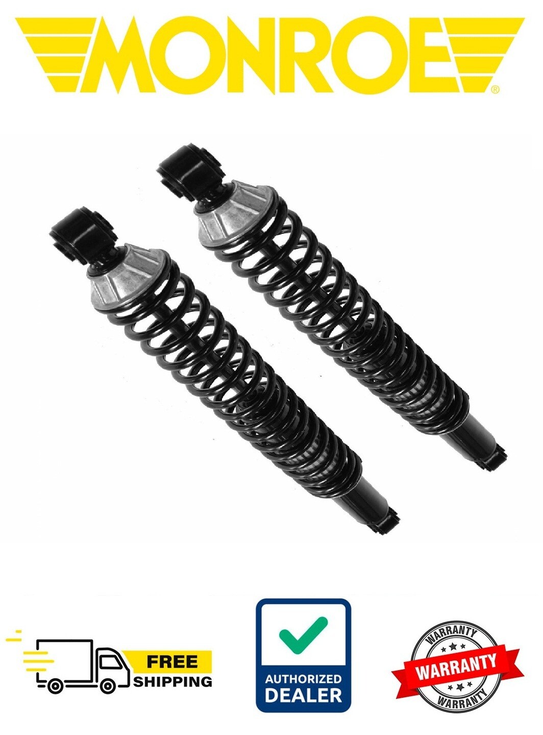 MONROE Shock Absorbers Load Adjusting Rear Pair Set for Chevy GMC ...
