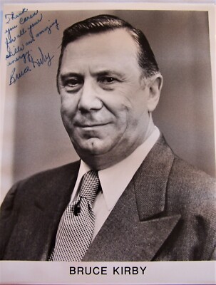AUTOGRAPHED 8 X 10 PHOTO BRUCE KIRBY - HEAT OF THE NIGHT TV SERIES 1988 ...