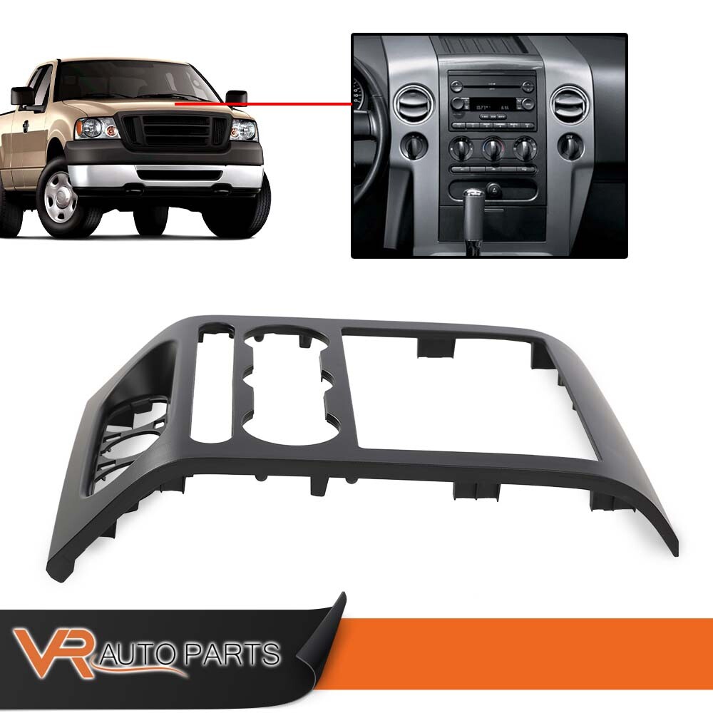 Black Dash Radio Climate Bezel Center Trim Panel Fit For 2004-2008 Ford ...