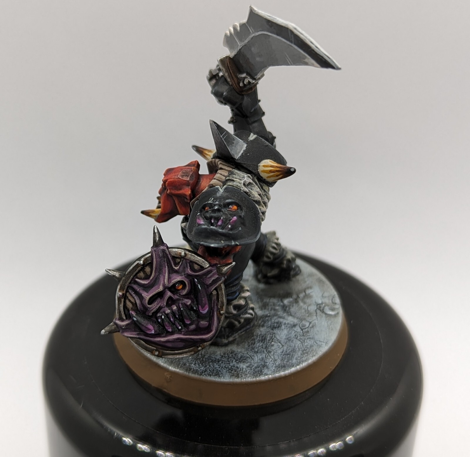 Fel Ork Warboss Warhammer Age Of Sigmar Painted To Display Standard Orc ...