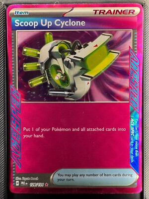 Scoop Up Cyclone 128/131 Prismatic Evolutions Holo | eBay
