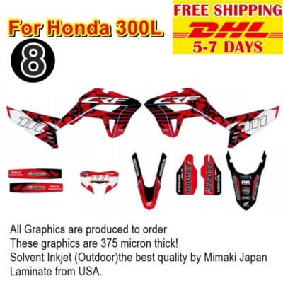 Z19 Motocross Graphics Stickers Kit For Honda CRF300L Whole Bike Decals ...
