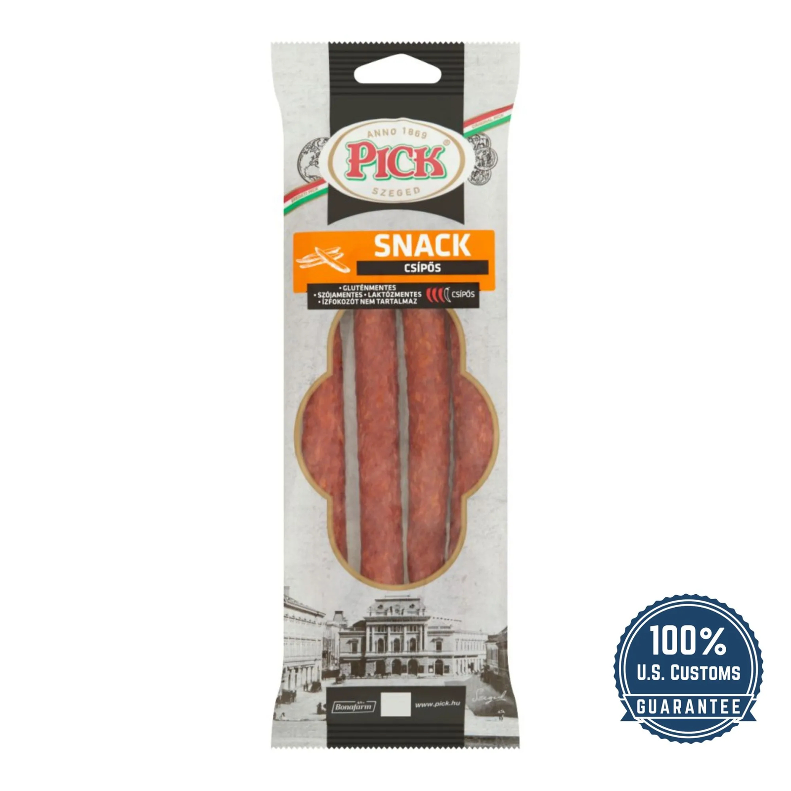 20x Hungarian Pick Snack HOT Sausage - Snack Csípös Kolbász 100g / 3 ...