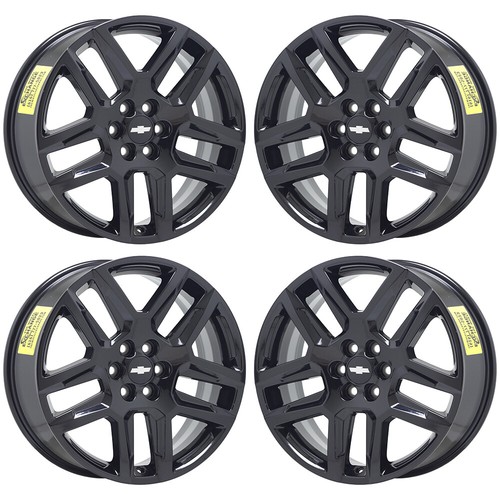 20" Chevrolet Traverse Gloss Black wheels rims OEM 2018-2023 set 5849 ...