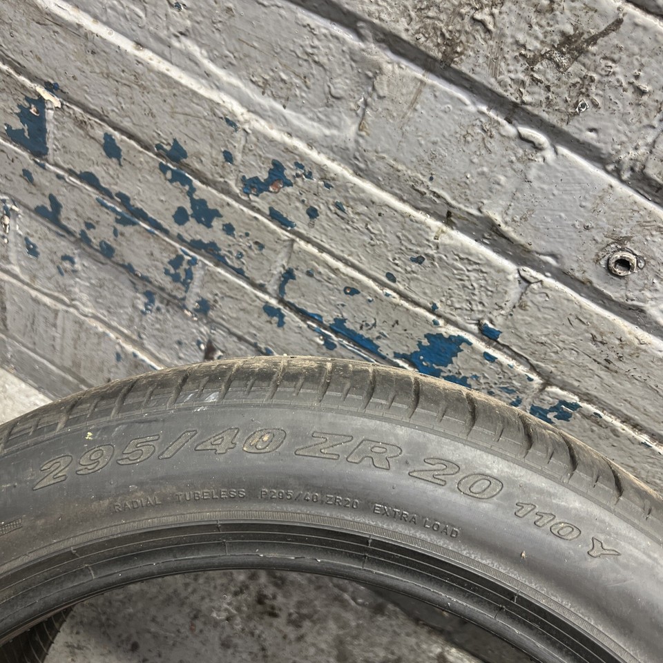 295 40 R20 110Y PIRELLI PZERO ROSSO Tread 6.1mm(C3369) Pressure’s ...