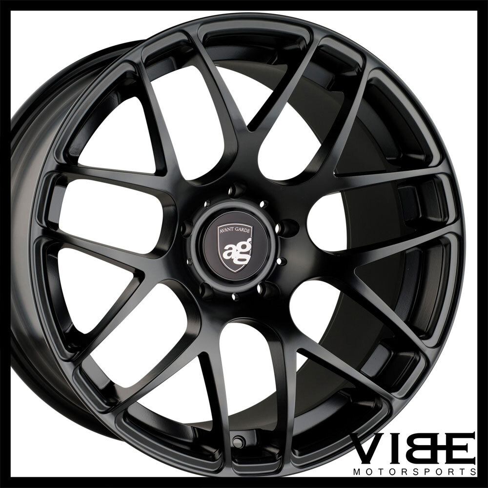 19" RUGER MESH FORGED BLACK CONCAVE WHEELS RIMS FITS PORSCHE 997 911 ...