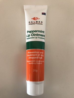 Peppermint Lip Ointment 20g Halmed Hospital Products - Lip Balm NEW x 2 ...