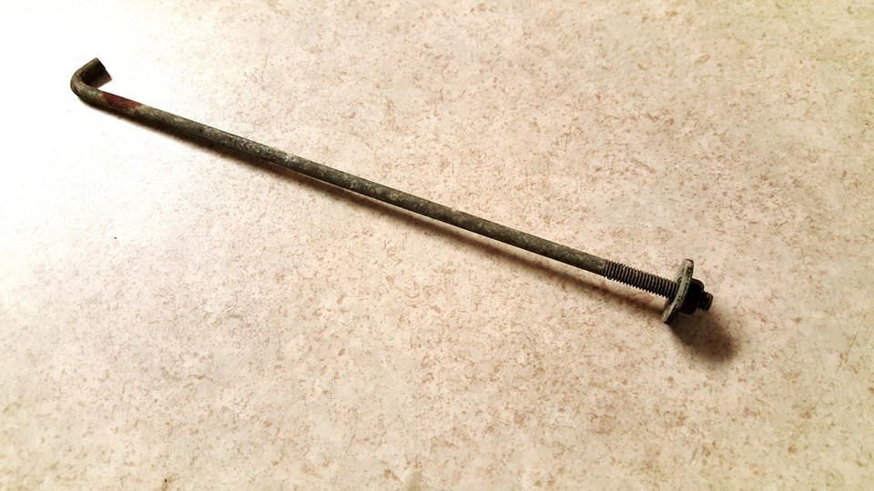 TOYOTA CAMRY avalon CLAMP BATTERY HOLD DOWN bolt 9.5" 7445133010 74451 ...