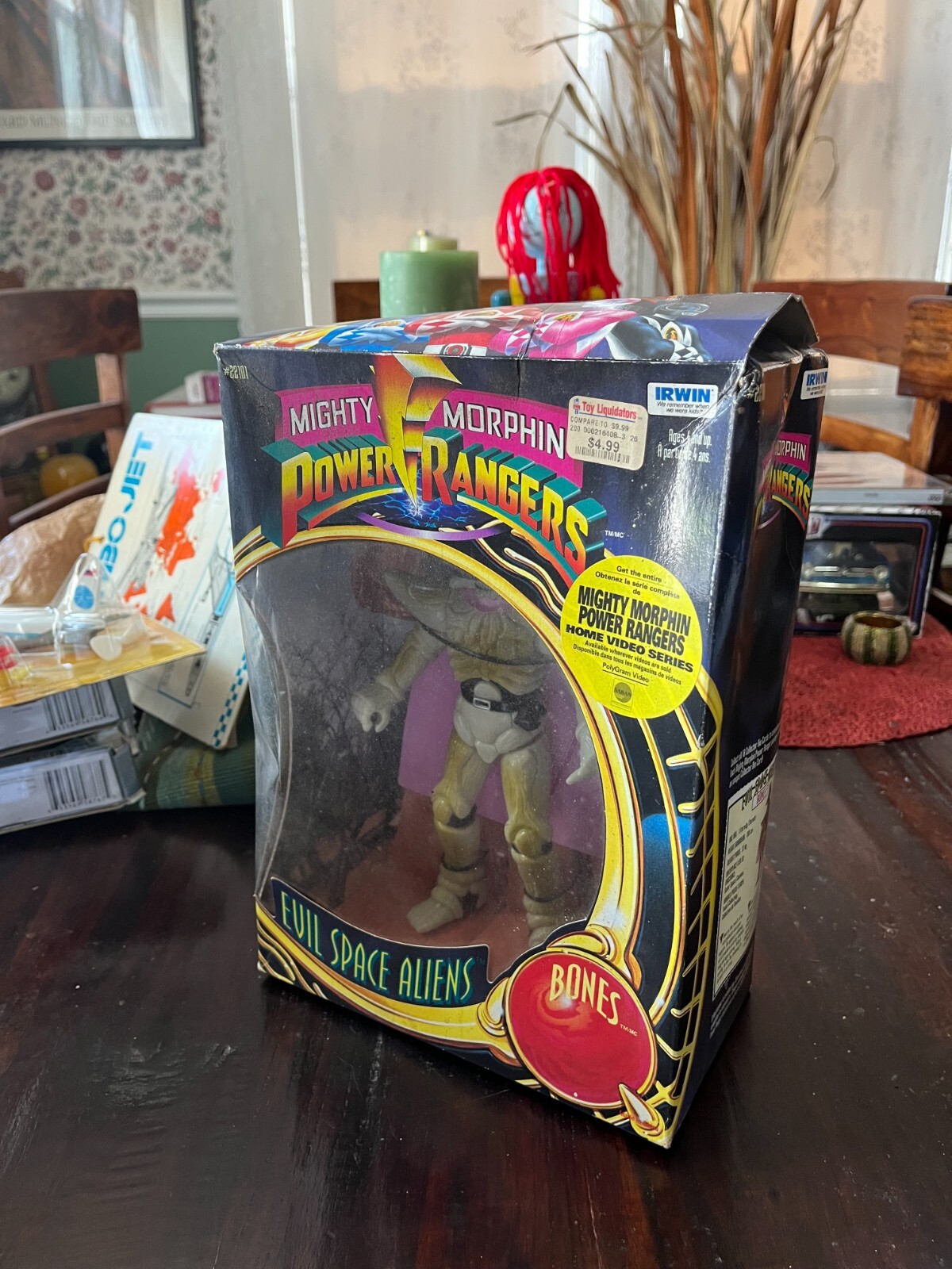 Mighty Morphin Power Rangers Original Evil Space Aliens Bones Toy | eBay