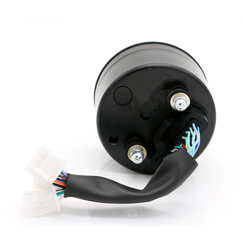 12000 RPM Motorcycle LCD Signal Speedometer Tachometer Odometer Gauge ...