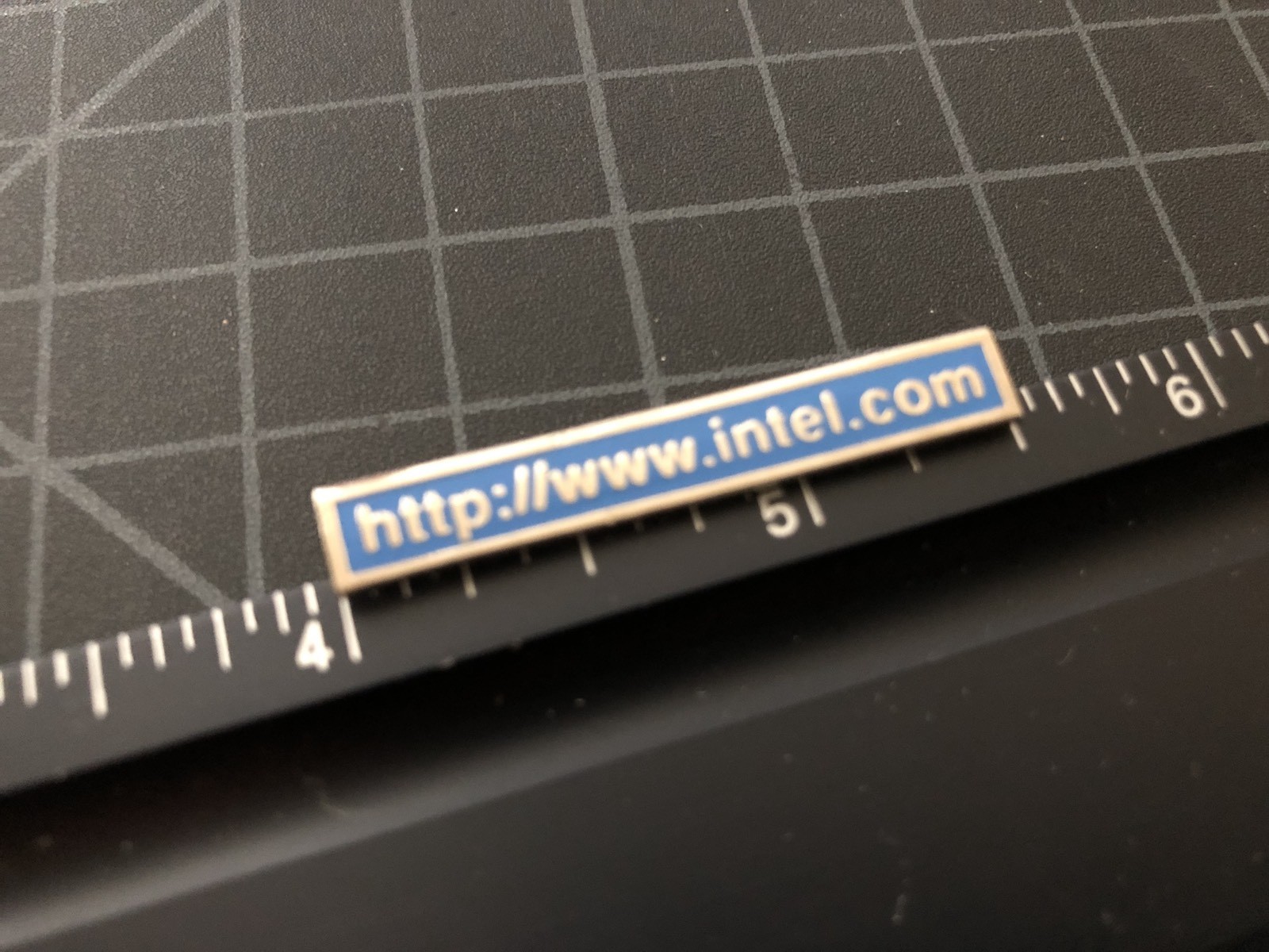 http//www.Intel.com Corporation Lapel Pin Processors Computer Chips ...
