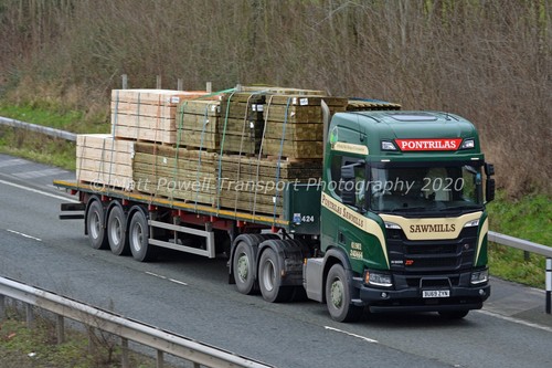 Truck Photo 12x8 - Scania R500 XT - Pontrilas Sawmills - BU69 ZYN | eBay UK