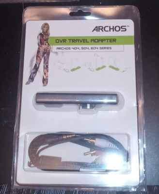BRAND NEW SEALED ARCHOS DVR TRAVEL ADAPTER FOR Archos 404, 504 and 604 ...