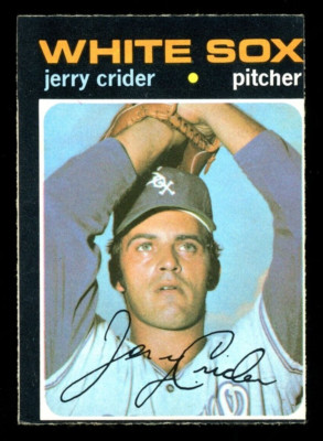 1971 TOPPS OPC O PEE CHEE MLB Baseball #113 JERRY CRIDER EX-NM CHICAGO ...