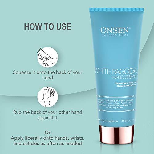 Japanese Anti Aging Hand Cream - Firming Hand Lotion Features Pagoda (4 ...