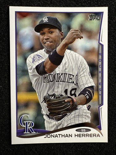 JONATHAN HERRERA #152 2014 Topps Baseball QTY Colorado Rockies | eBay