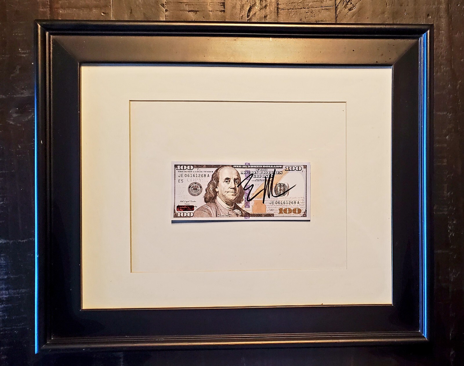 ELON MUSK Hand Signed Autographed Play Money $100 Bill Certified COA No ...