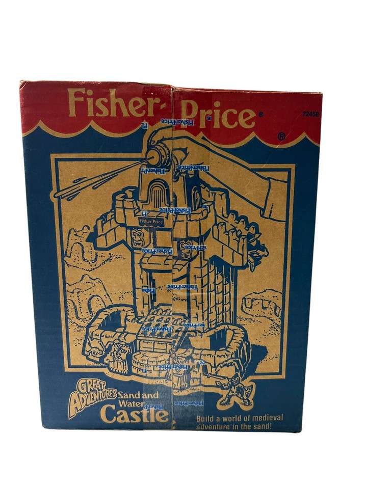 Vintage RARE Fisher Price Great Adventure SAND AND WATER CASTLE FACTORY ...