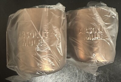 NEW Lot Of 2 Absolut Mule Vodka Copper Metal Cup Mug 12 Ounce | eBay