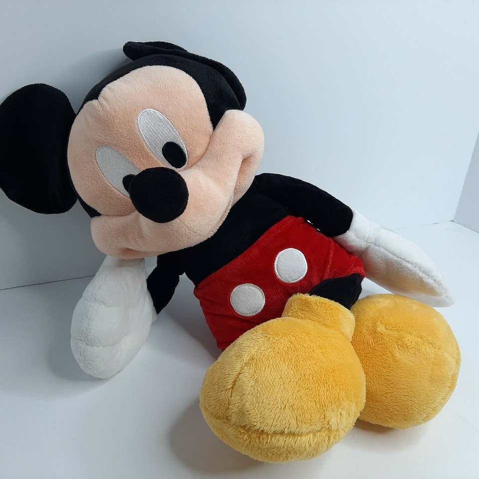 Disney Store 18" Mickey Mouse Plush Stuffed Animal Toy Clean | eBay