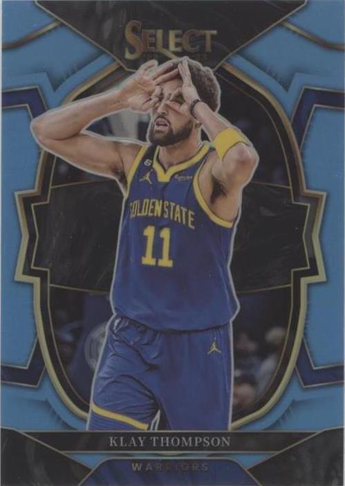 2022-23 Panini Select - Concourse Klay Thompson #19 Light Blue Prizm ...
