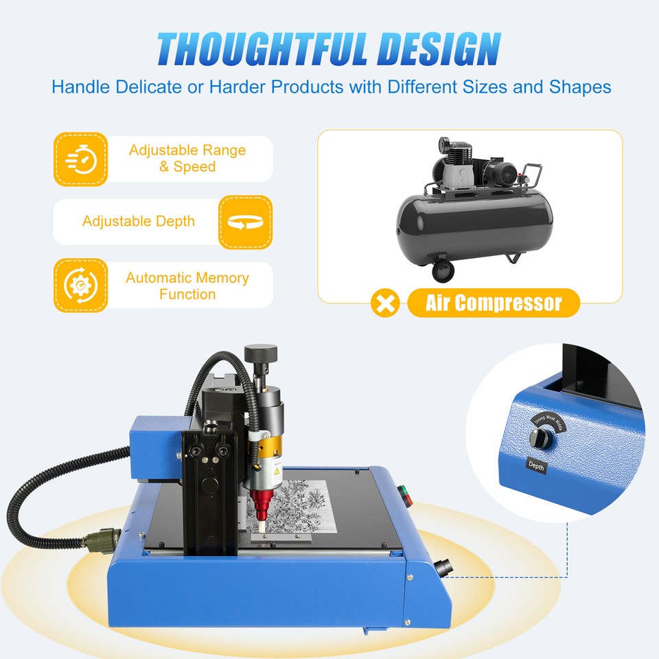 Electric Marking Machine for Steel ID Card Stainless Steel Plastic ...