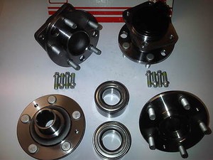 FOR JAGUAR X-TYPE 2.0 2.2 2.5 F/W/D 2x FRONT+2x REAR WHEEL BEARINGS ...