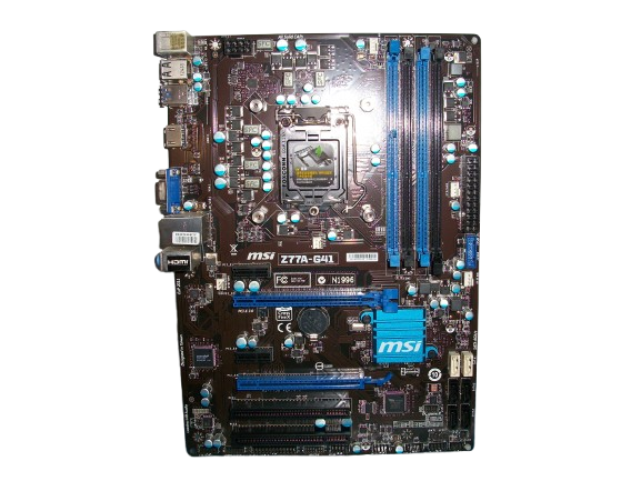 MSI Z77A-G41 LGA 1155/Socket Intel Gaming Motherboard W/IO | eBay