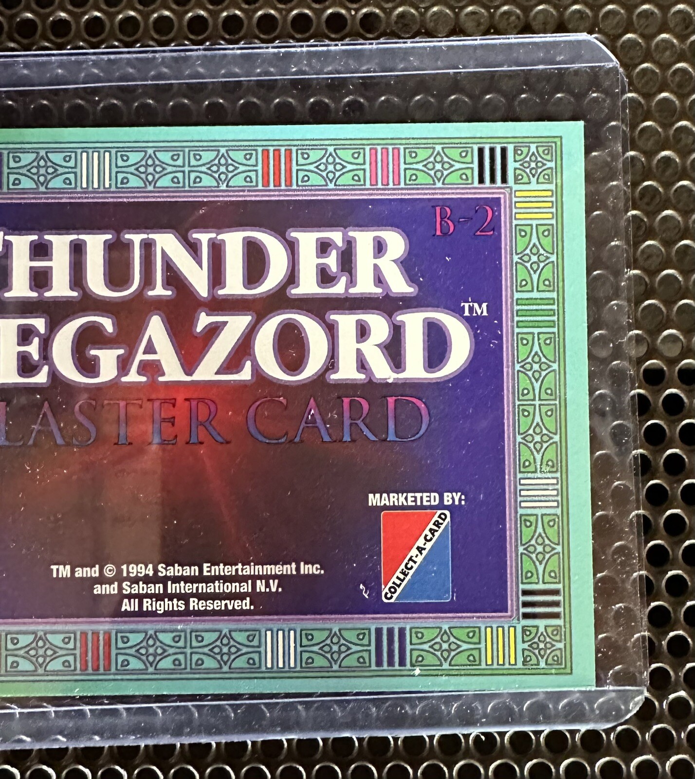 Mighty Morphin Power Rangers Cards White Tigerzord & Thunder Megazord ...