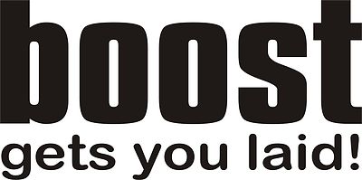 Funny Turbo Diesel Vinyl Decal Sticker BOOST LAID High Quality 5x7 ANY ...