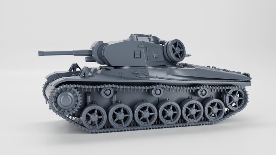 WW2 SWEDEN STRIDSVAGN M/42 MEDIUM TANK,STRV M42-3D PRINTED,MANY SCALES ...