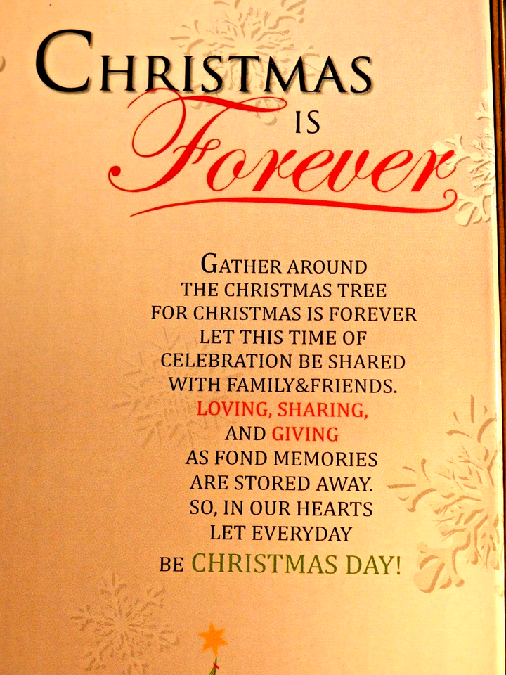 Musical CHRISTMAS IS FOREVER Ceramic Christmas Tree, 8 Tunes 8.5 ...