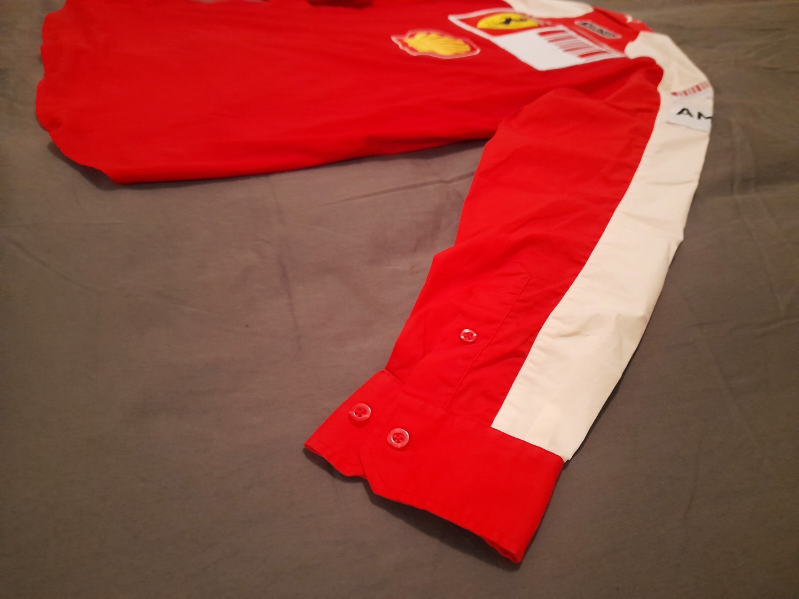 Ferrari F1 PUMA team issue barcode long sleeve shirt sz XL 2009 ...