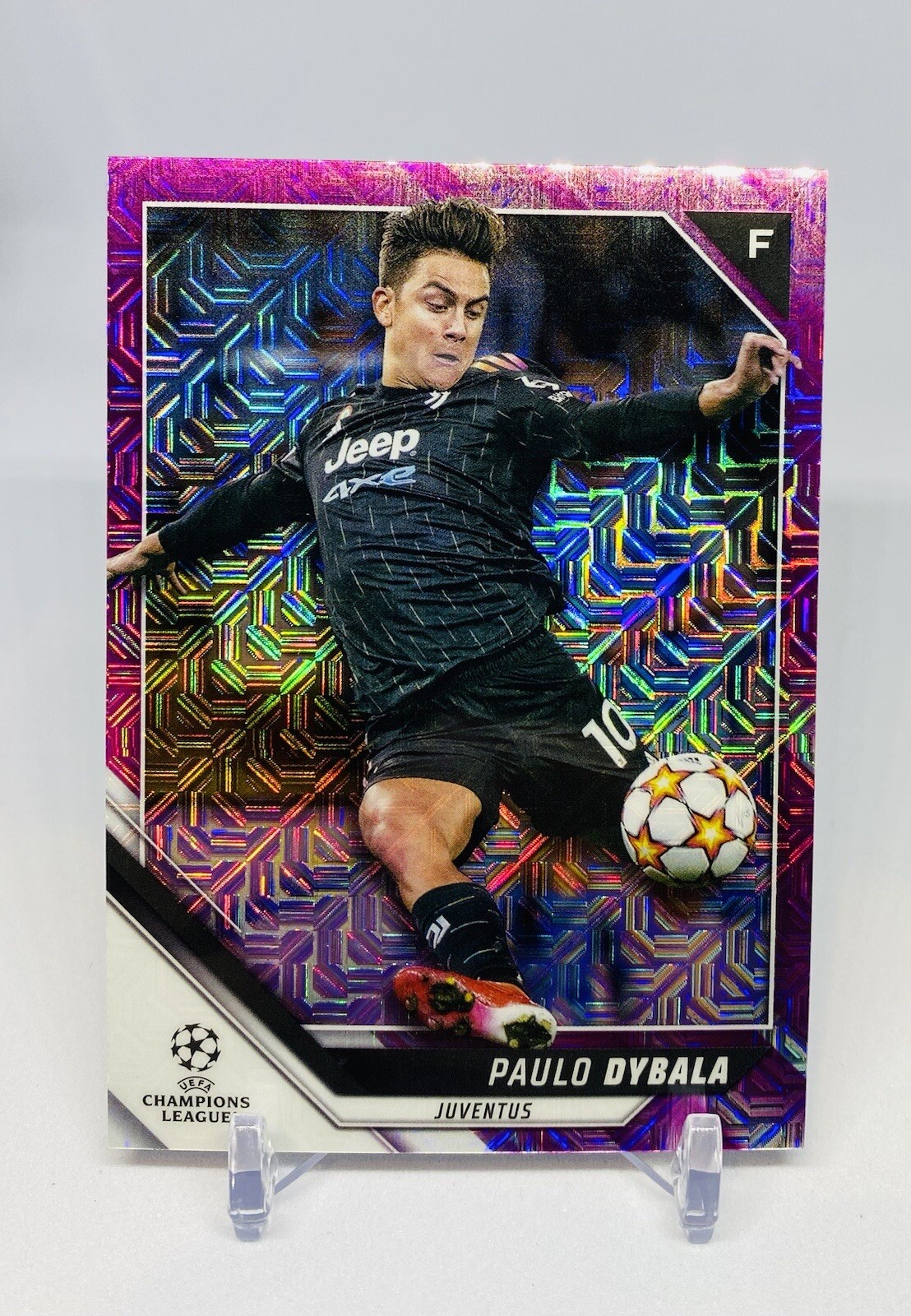 2021-22 Topps UEFA Japan Paulo Dybala Fuchsia Mojo Refractor Card #'d ...