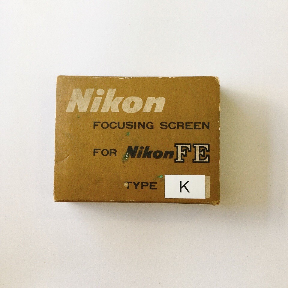 【MINT】RARE Nikon FE Type K Split Image Microprism Focusing Screen ...