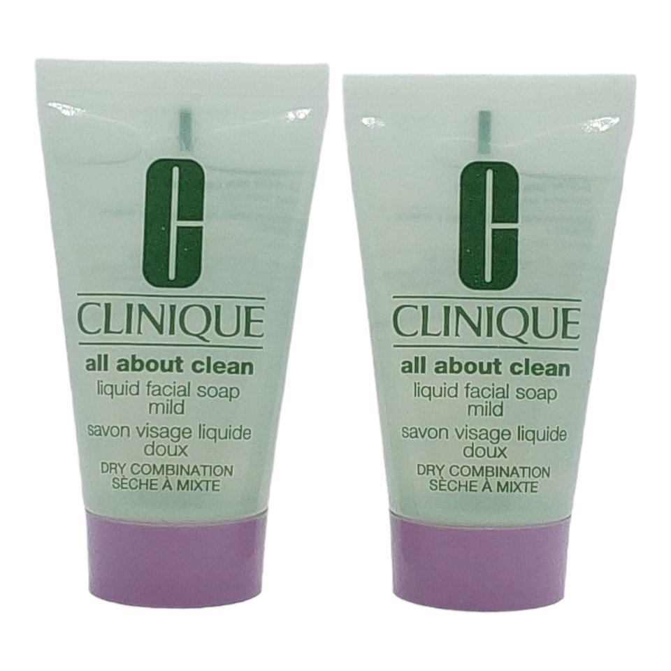 Clinique All About Clean Liquid Facial Soap Mild 1 oz 30 ml - Choose ...