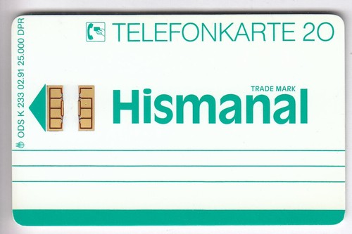 EUROPE TELECARTE / PHONECARD .. ALLEMAGNE 6DM PRIVEE K HISMANAL 02/91 ...