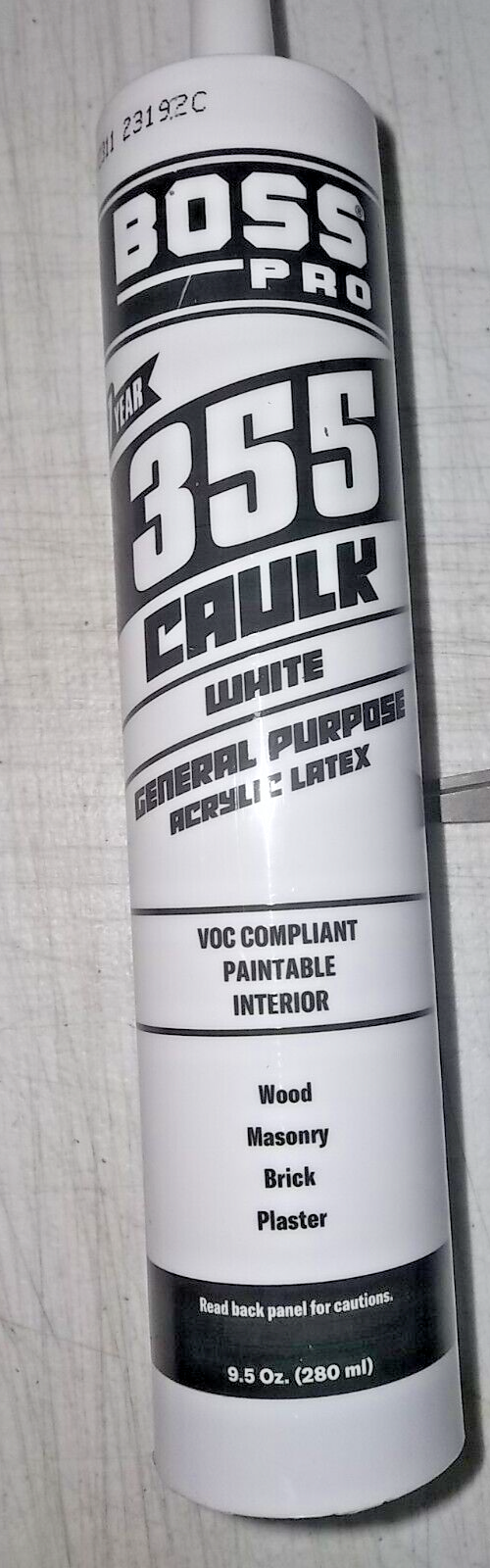 12 Boss Pro 355 Interior White Caulk - Paintable - 9.5OZ | eBay