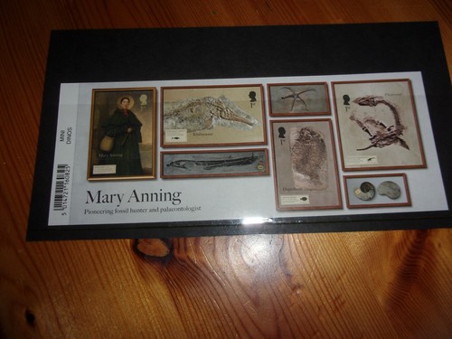 MARY ANNING - DINOSAURS MINI SHEET WITH BARCODE ROYAL MAIL MARCH 2024 ...