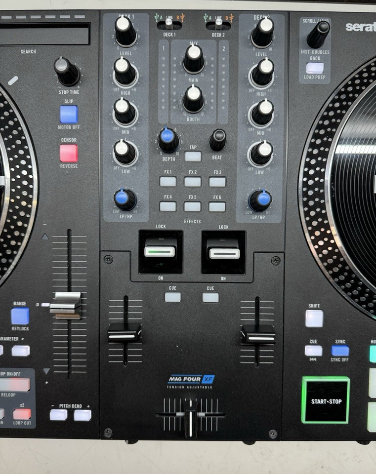 Rane ONE 2-CH Professional 7" Motorized Platters Serato DJ Pro ...