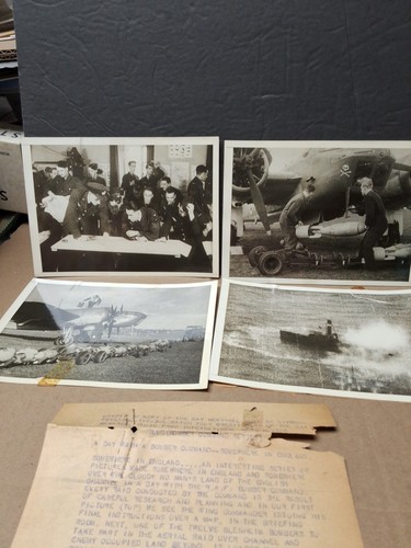 4 Vintage Press Photo 1942 WW2 "Bomber Command Series" England 5x7" | eBay