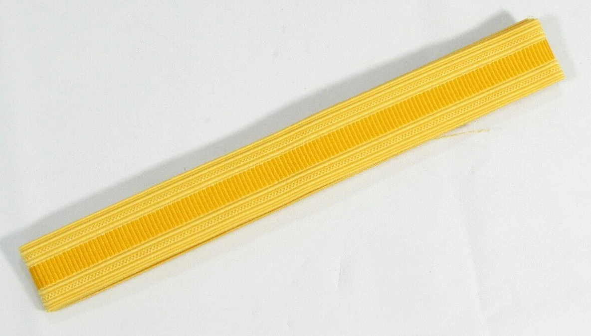 Gold Yellow Uniform Trouser Braid
