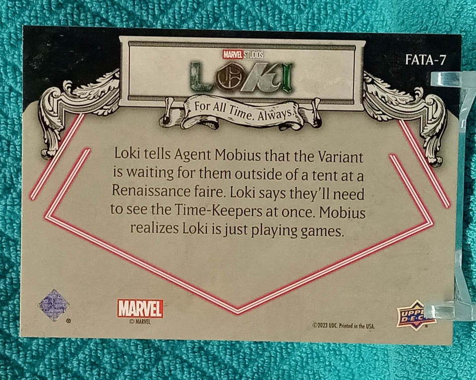 2023 Upper Deck Marvel LOKI For All Time Always Investigating The 1985 ...