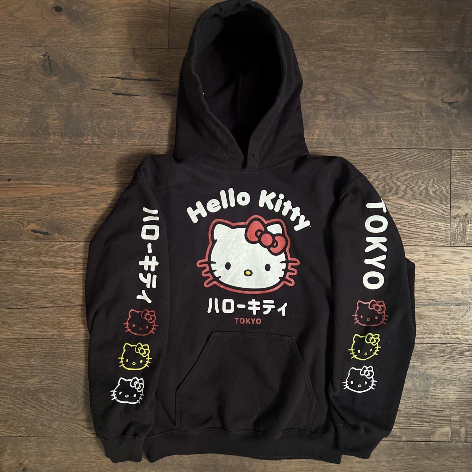 Hello Kitty Tokyo Kanji SMALL Sanrio Black Character … - Gem