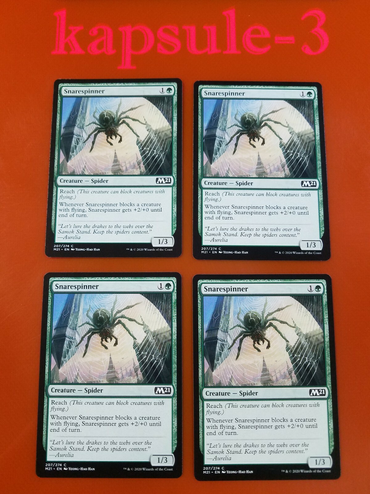 4x Snarespinner | M21 Core Set 2021 | MTG Magic Cards | eBay