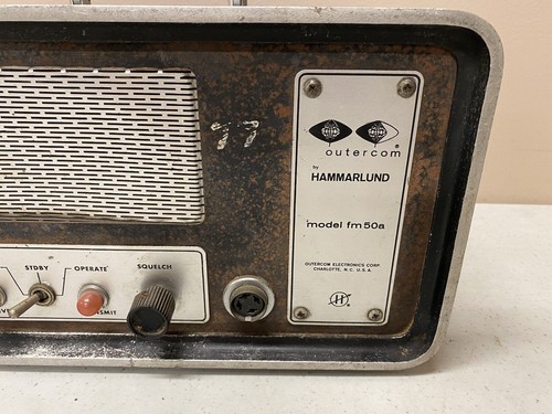 Vintage Hammarlund Model FM50A Ham Radio VHF Transceiver | eBay