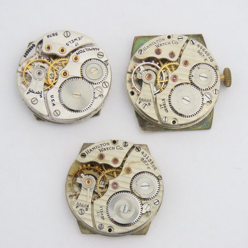 Hamilton 6/0 Vintage Model 987 “A – E – F”. Mechanical Wristwatch ...