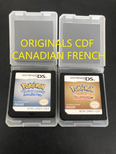 Pokemon Or Heartgold + Argent Soulsilver FR Canadian Version (CDF ...